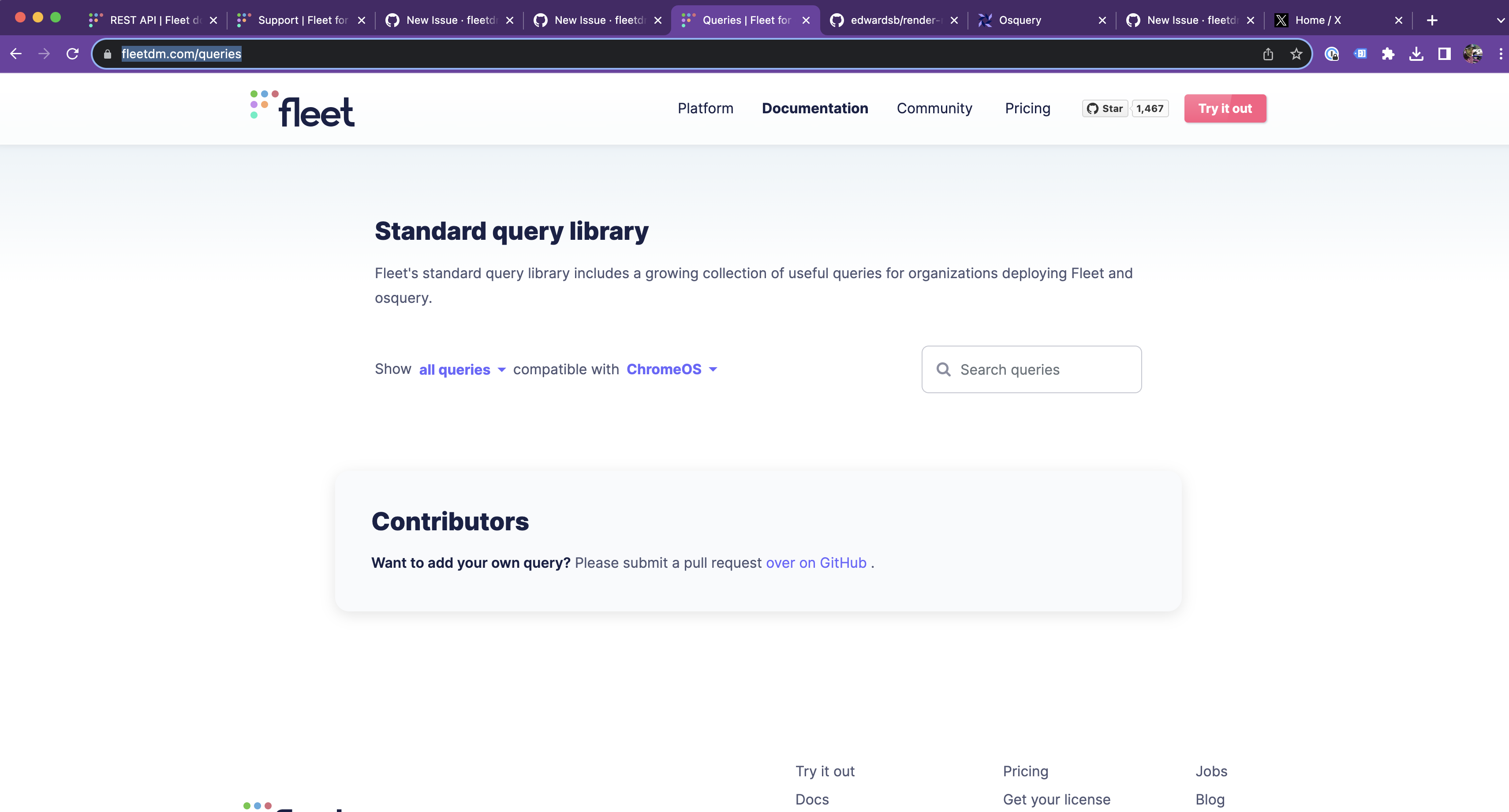 Request: Evaluate ChromeOS dropdown in query library · Issue #13223 · fleetdm/fleet · GitHub