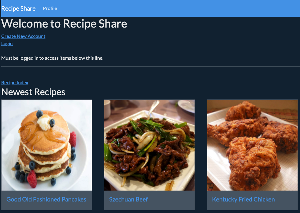 GitHub - CajunTech/recipeshare · GitHub