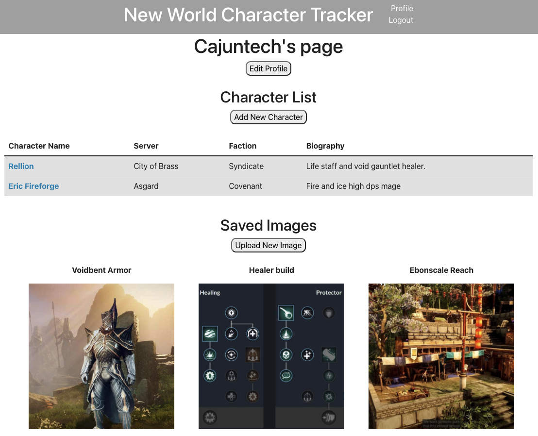GitHub - CajunTech/mmo-char-tracker-be: Backend for MMO Character ...