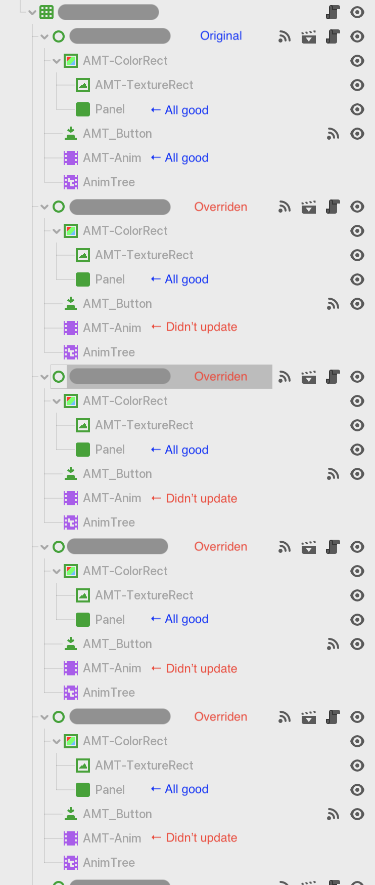 Scene not updating when instanced in other scene · Issue #39709 · godotengine/godot · GitHub