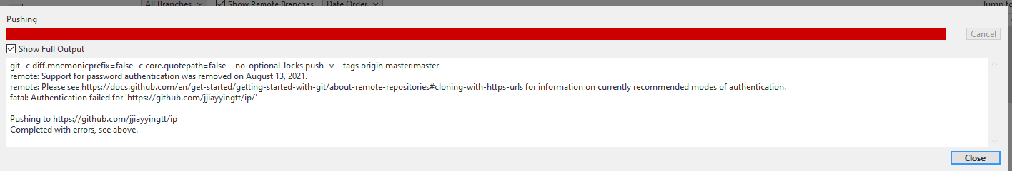 Unable to push due to authentication error · Issue #74 · nus-cs2103-AY2223S2/forum · GitHub