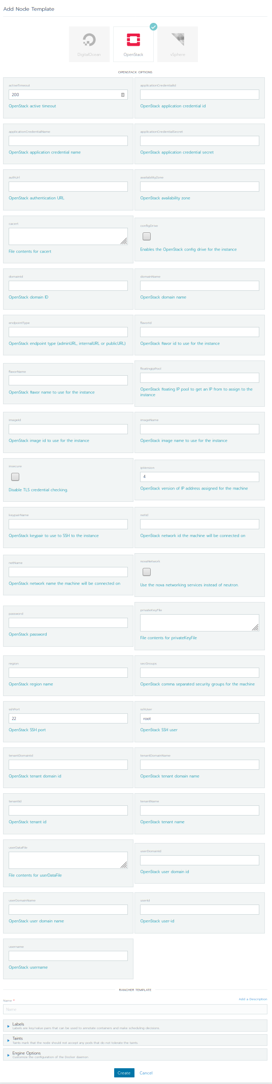 Need documentation for the OpenStack Node Template · Issue #126 · rancher/rancher-docs · GitHub