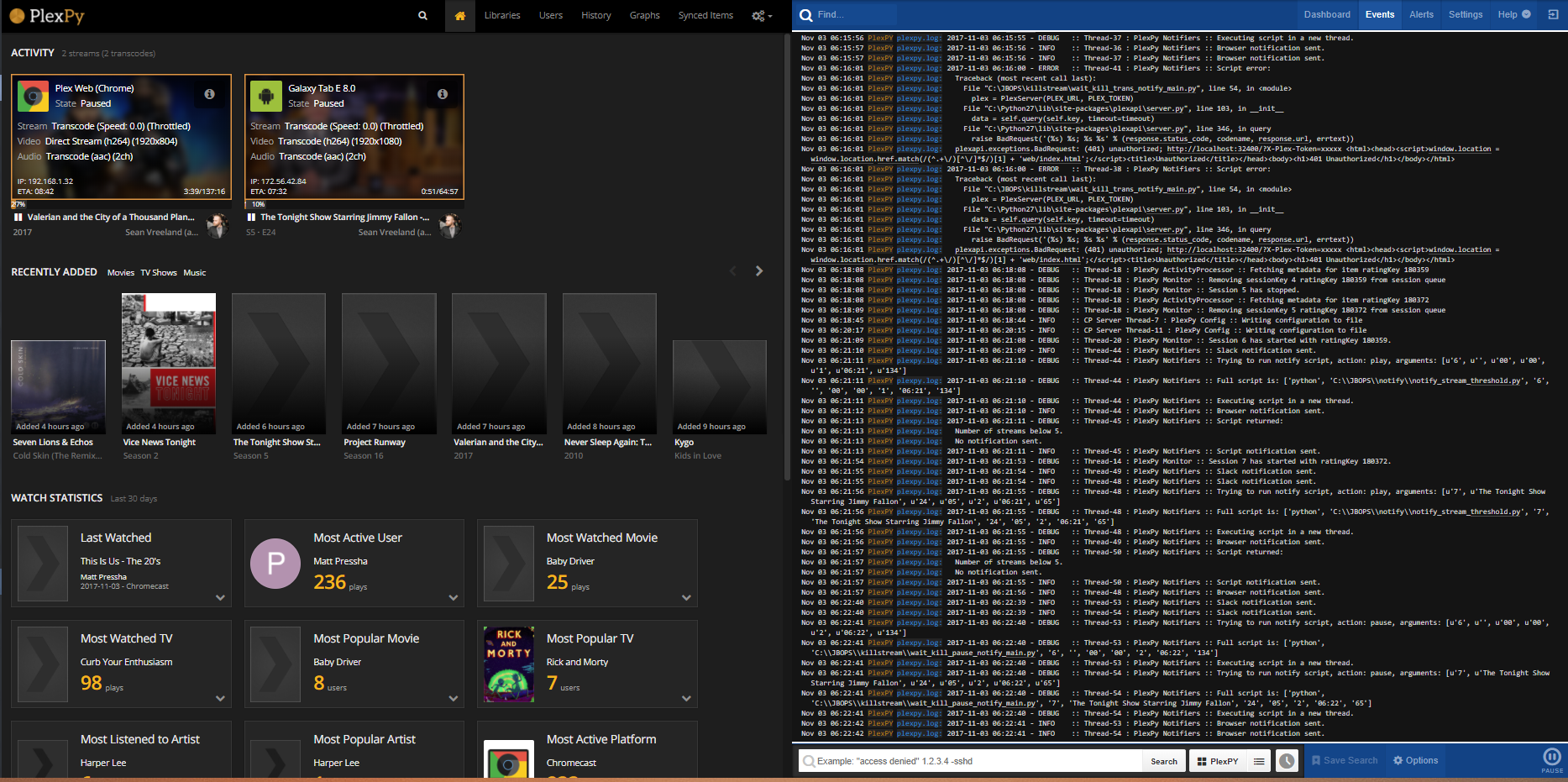 wait_kill_pause_notify_main ERROR: "plexapi.exceptions.BadRequest" · Issue #24 · blacktwin/JBOPS ...