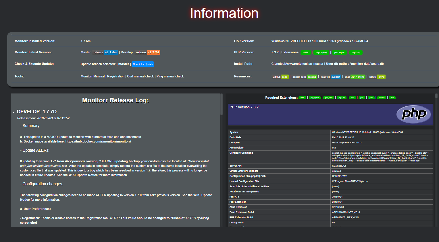 macOS Mojave 'stats' are broken · Issue #193 · Monitorr/Monitorr · GitHub