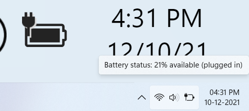 battery status not showing correctly · Issue #146 · blueedgetechno/win11React · GitHub