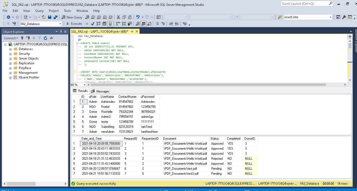 GitHub - RoelofKristensen/DonationManagementSystemCSharp