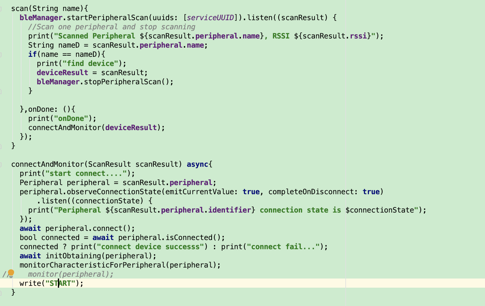how to get the device notify value · Issue #347 · dotintent/FlutterBleLib · GitHub