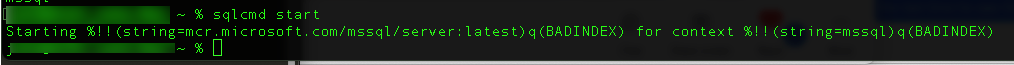 Sqlcmd Prints Incorrectly Strings · Issue 413 · Microsoftgo Sqlcmd · Github 