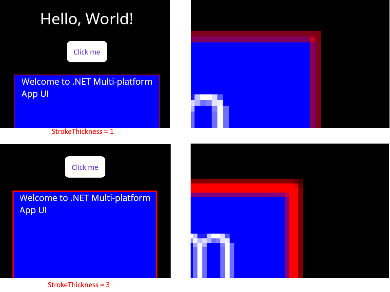 Border stroke thickness isn't correct/offset on WinUI · Issue #16507 · dotnet/maui · GitHub