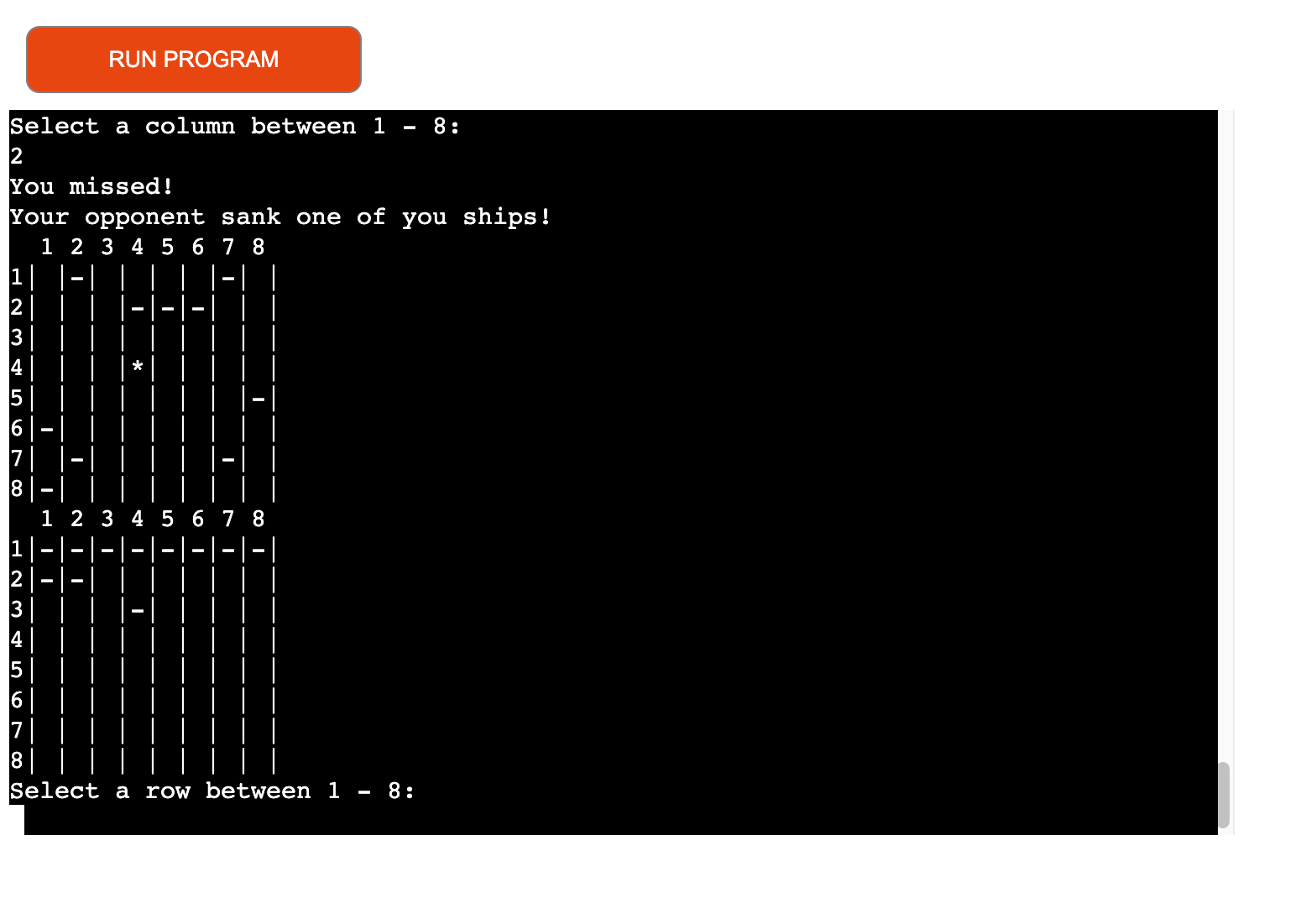 GitHub - VilmaTuresson/battleships-vs-computer