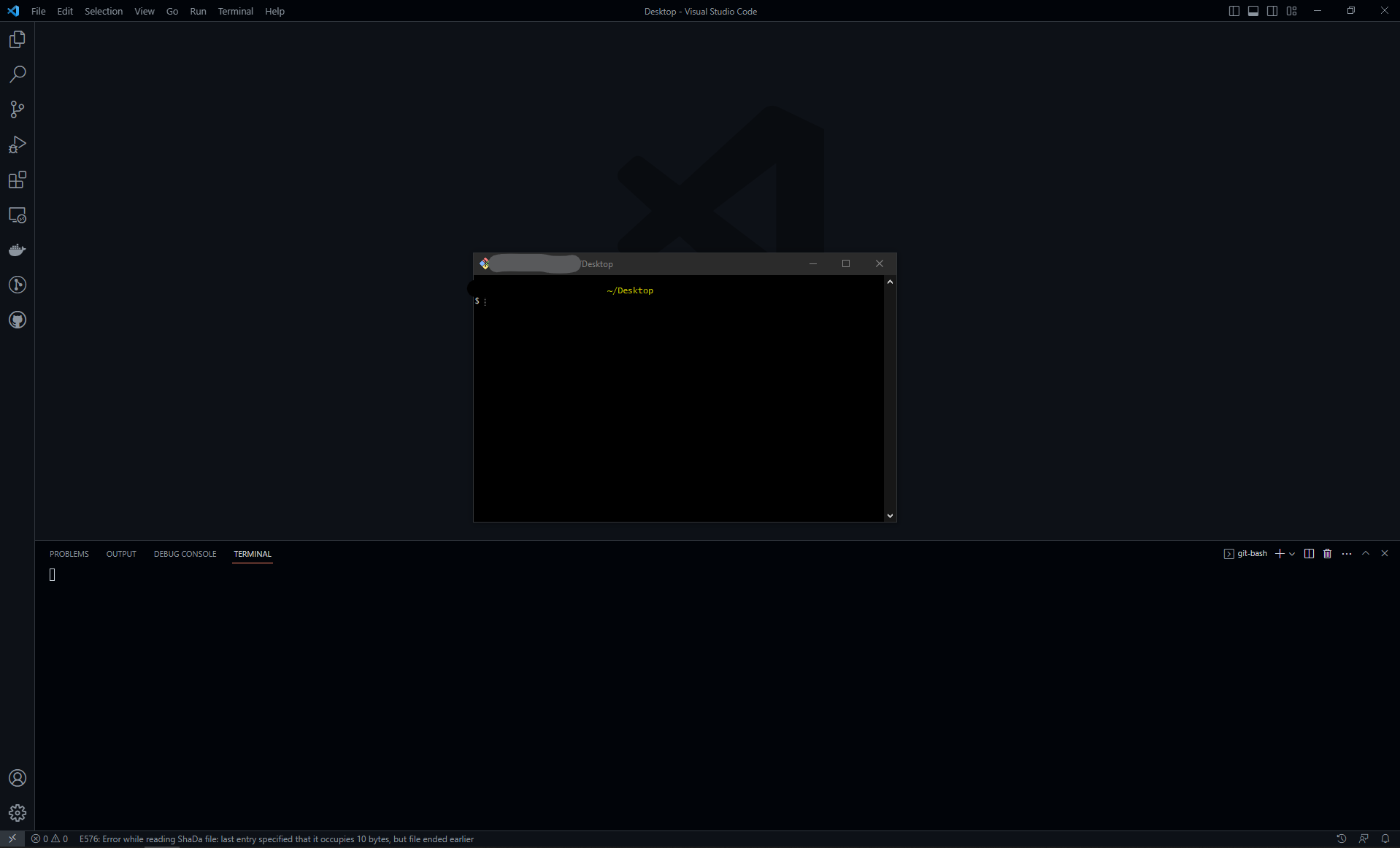 Integrated terminal launches external terminal · Issue #184674 · microsoft/vscode · GitHub