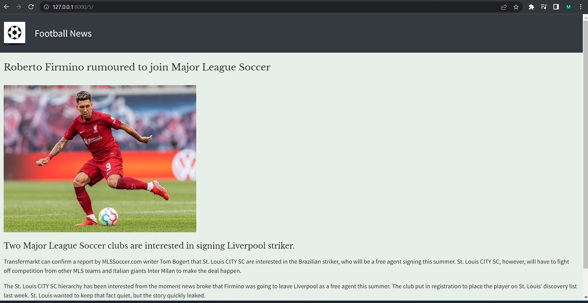 GitHub - ma-github-account/Web-app-Football-News-Portal