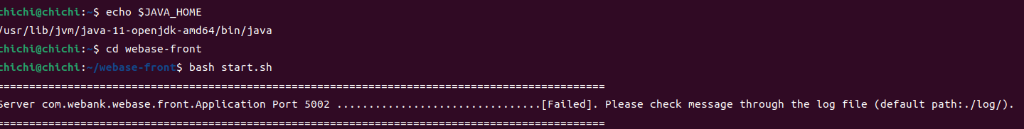 大佬帮帮，安装webase时，不能运行bash start.sh · Issue #3538 · FISCO-BCOS/FISCO-BCOS · GitHub