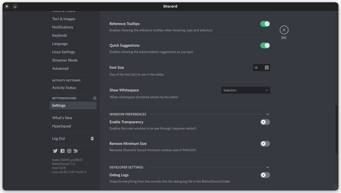 [Bug] No "Plugins" found · Issue #1328 · BetterDiscord/BetterDiscord · GitHub