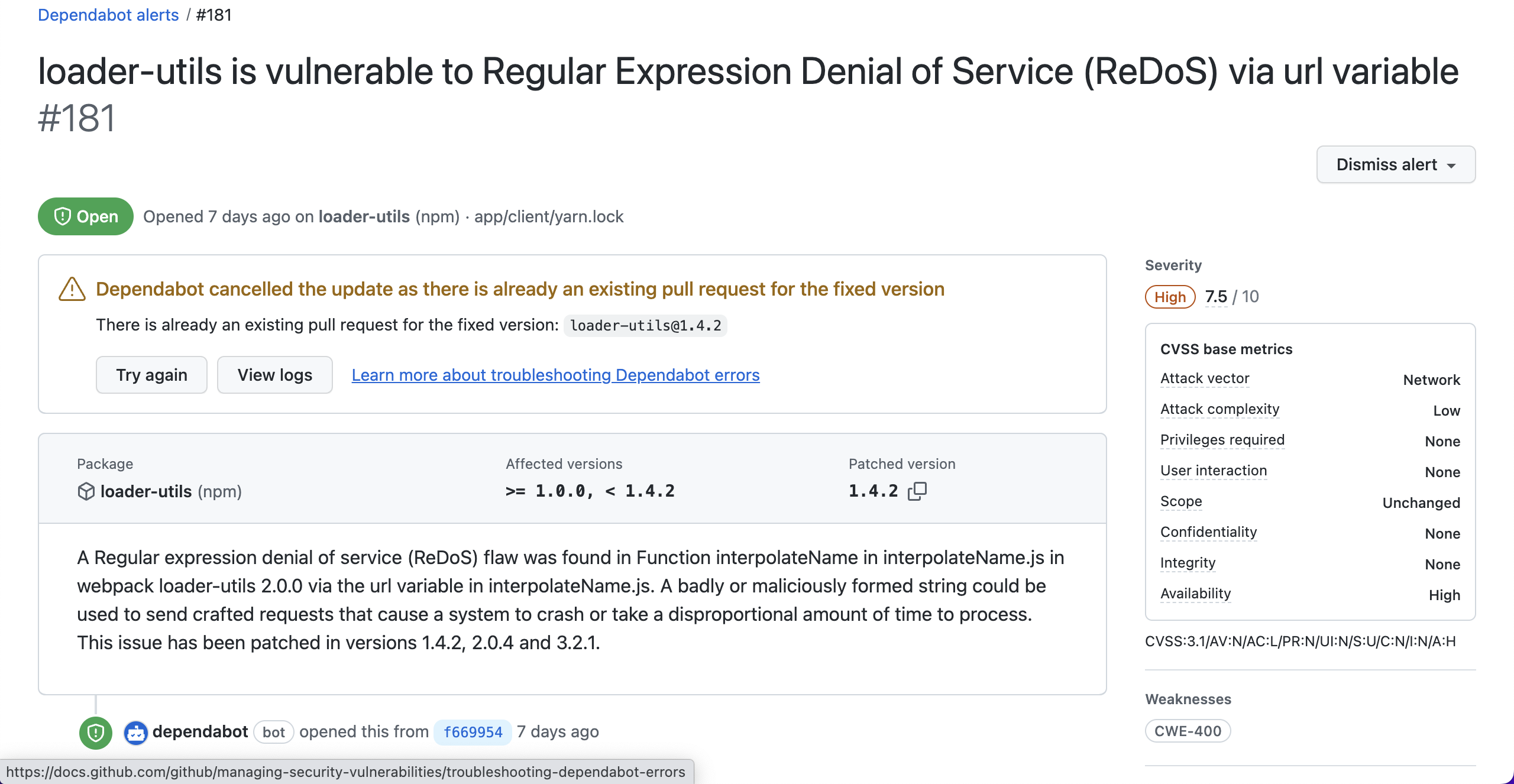 [Task]: NPM Dependabot Alerts · Issue #18490 · appsmithorg/appsmith · GitHub