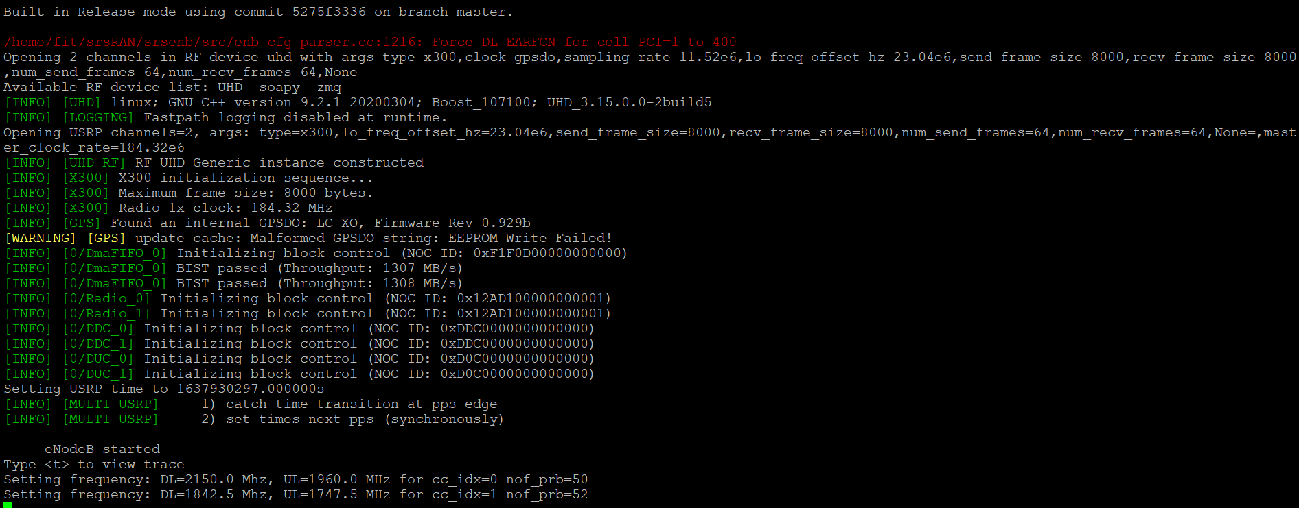 SDR x300 is not transmiting the 5G frequency · Issue #765 · srsran ...