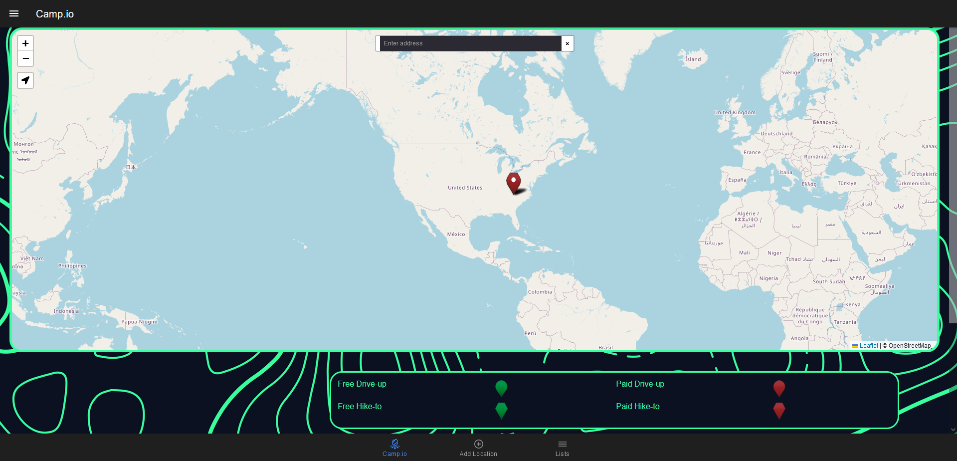 GitHub - pedersenjs/camp.io