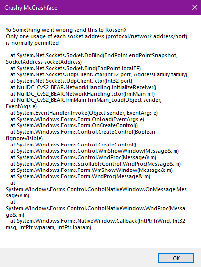 NullDC Bear System.Net Error · Issue #38 · RossenX/NullDC-BEAR · GitHub