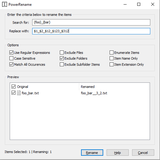 [PowerRename] PowerRename doesn't properly clear nonexistent groups · Issue #4125 · microsoft ...