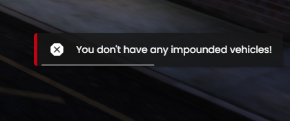 Cars go to dept and show in the database as in depot but when i go to depot it says no vehicle ...