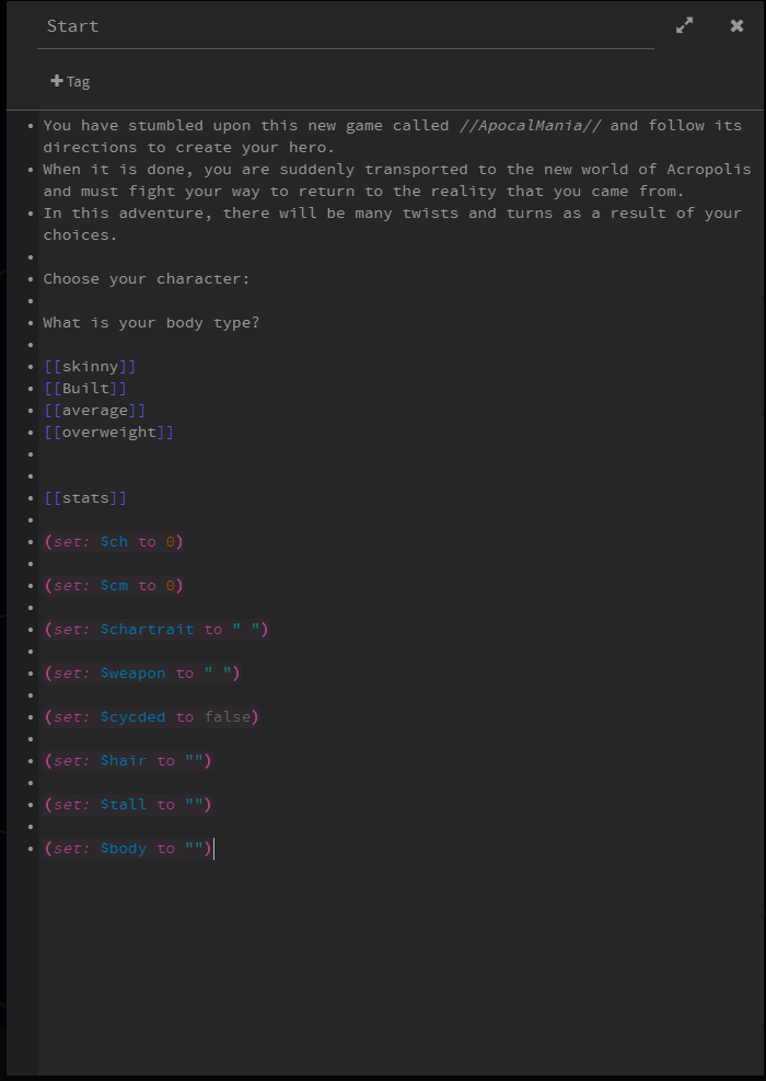 GitHub - winsor-tse/Twine-Project: Twine project created using HTML.