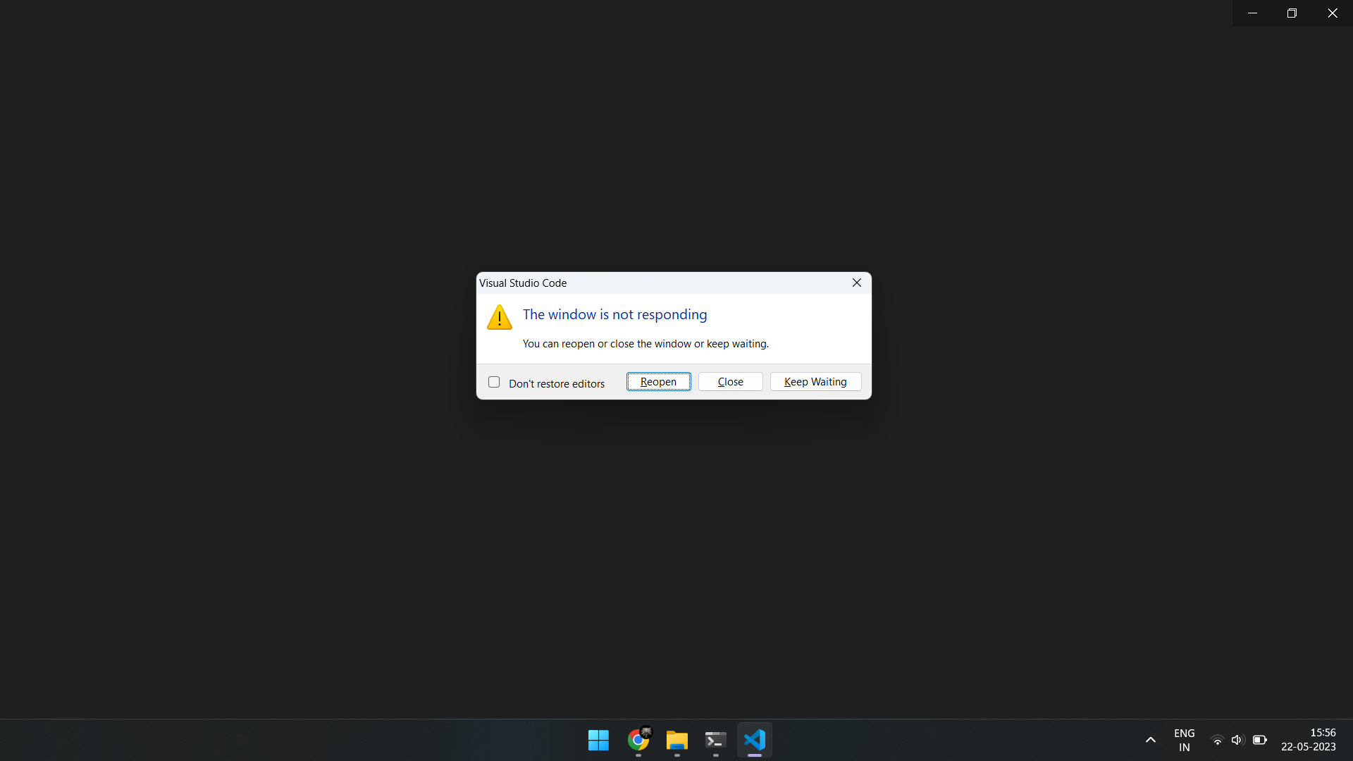 Vscode Window Is Not Responding · Issue 183108 · Microsoft Vscode · Github