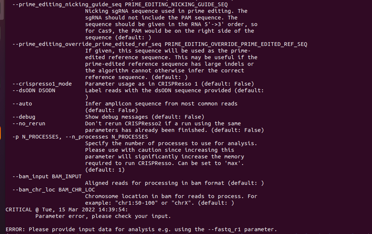 ERROR on CRISPRessoBatch · Issue #209 · pinellolab/CRISPResso2 · GitHub
