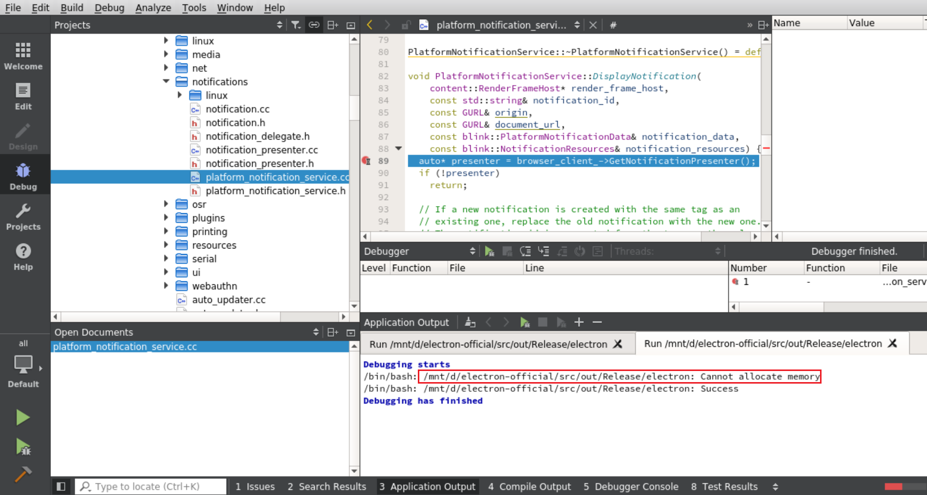 [Bug]: Unix env : Cannot allocate memory during start · Issue #36326 · electron/electron · GitHub