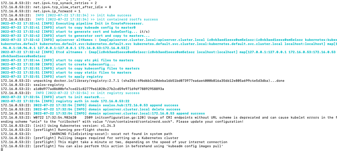 BUG: v1.24.3 init pending · Issue #1384 · labring/sealos · GitHub