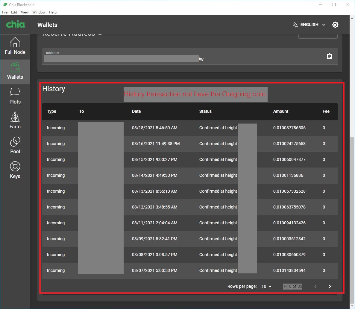 Why Coin in Chia wallet is a lost. · Chia-Network chia-blockchain · Discussion #8113 · GitHub