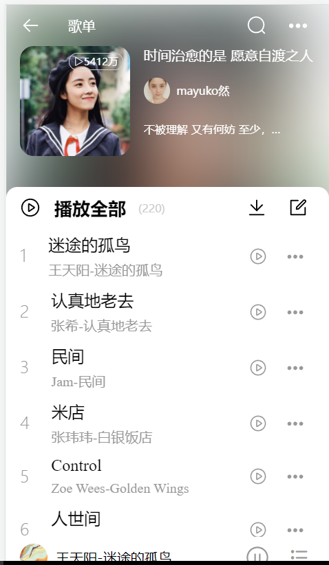 GitHub - WUST-Xzh/MyneteaseMusic: Vue3+Element-plus