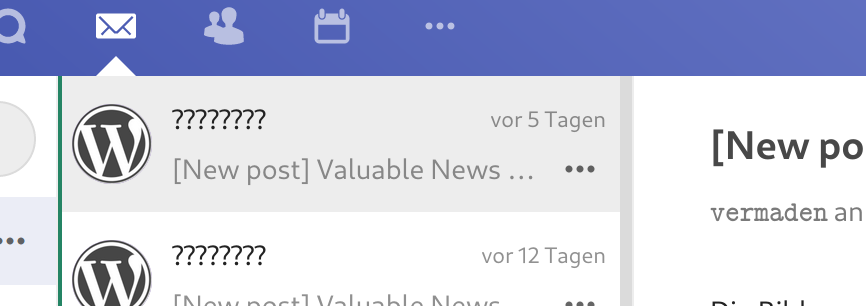 Sender's name (From:) shown as ???????? (UTF-8 issue) · Issue #3210 ...