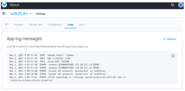 WUI error logs · Issue #3209 · wazuh/wazuh-dashboard-plugins · GitHub