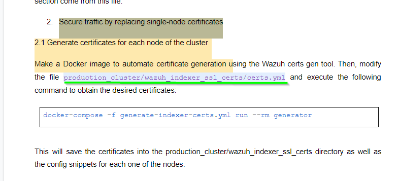 Deployment On Docker Docker Compose Guide · Issue 5021 · Wazuh Wazuh Documentation · Github