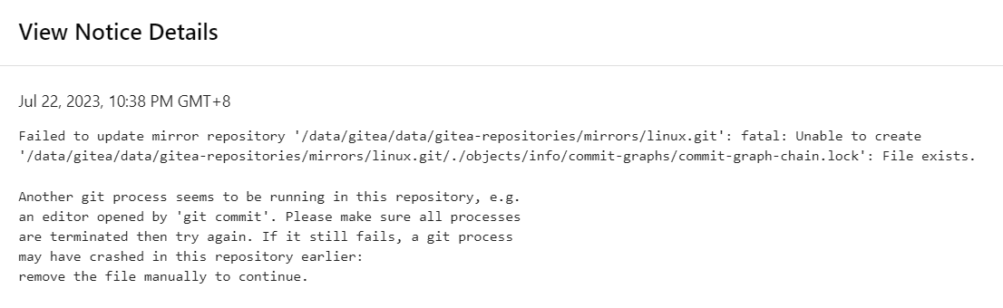 Failed to sync push mirror repo when repo is mirror repo · Issue #26059 · go-gitea/gitea · GitHub
