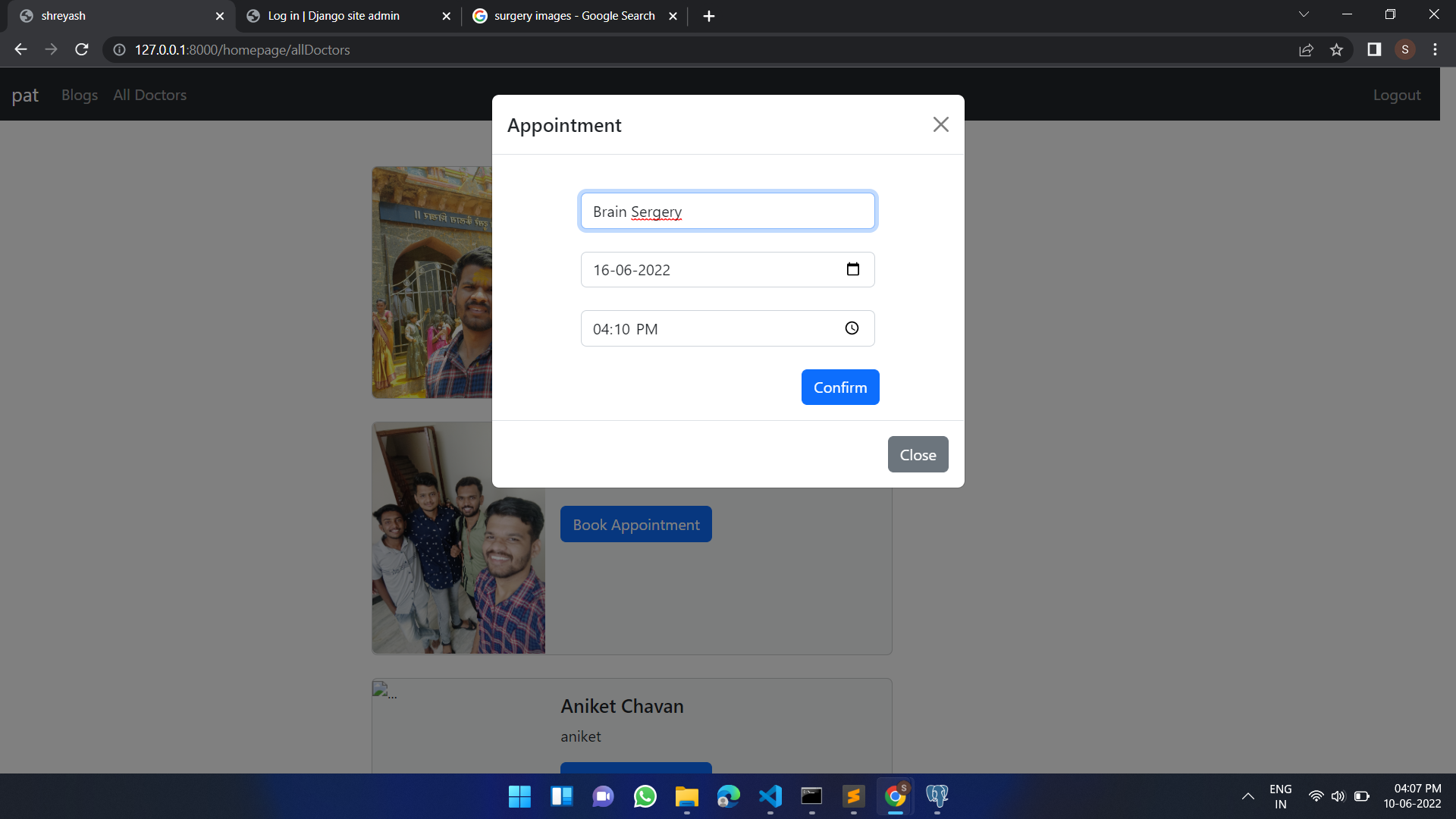 GitHub - Shree011/appointment_system: college mini project developed in ...