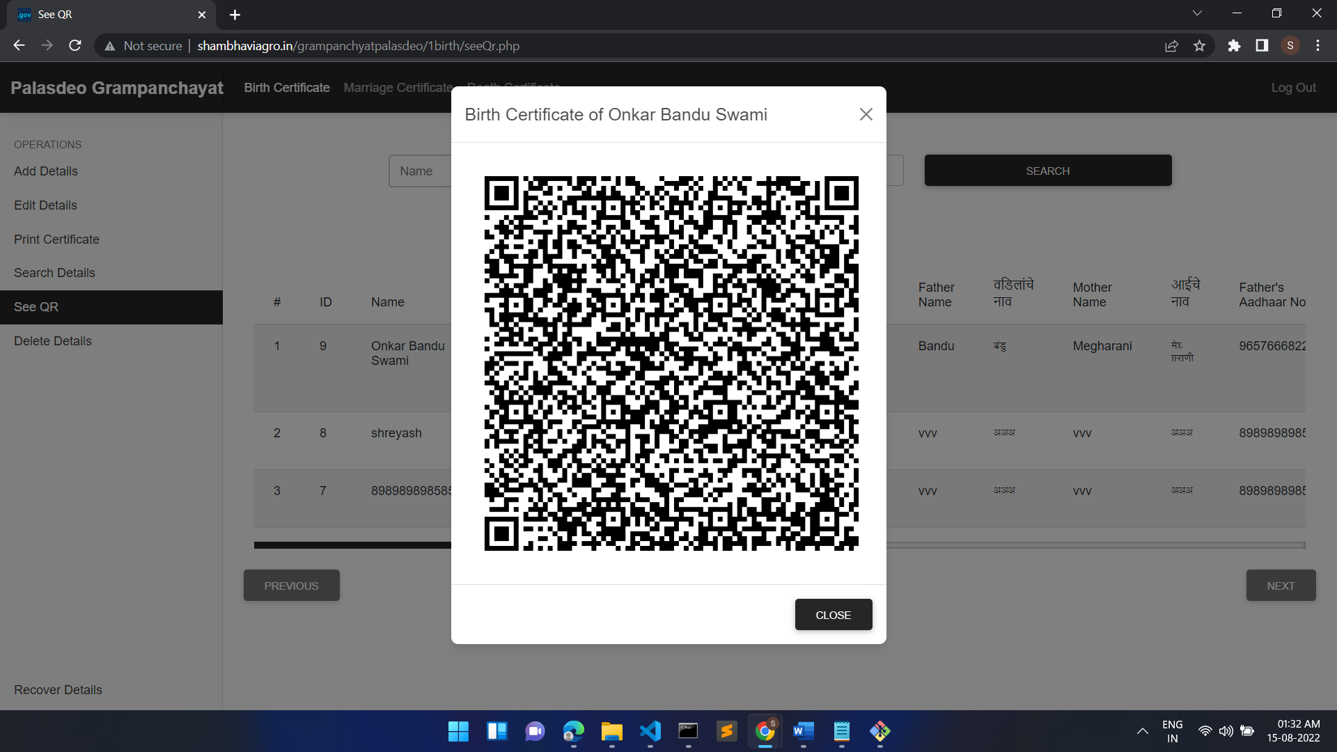 GitHub - omiswami99/grampanchyat-certification: The web application is designed to create death ...