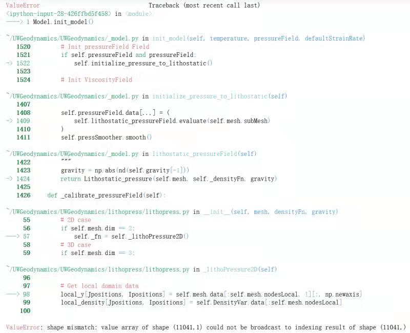 Shape mismatch · Issue #246 · underworldcode/UWGeodynamics · GitHub