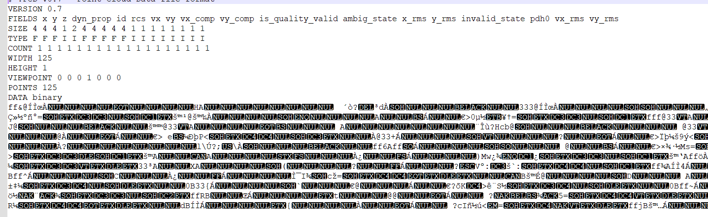 Radar PCD files data are unreadble · Issue #864 · nutonomy/nuscenes-devkit · GitHub