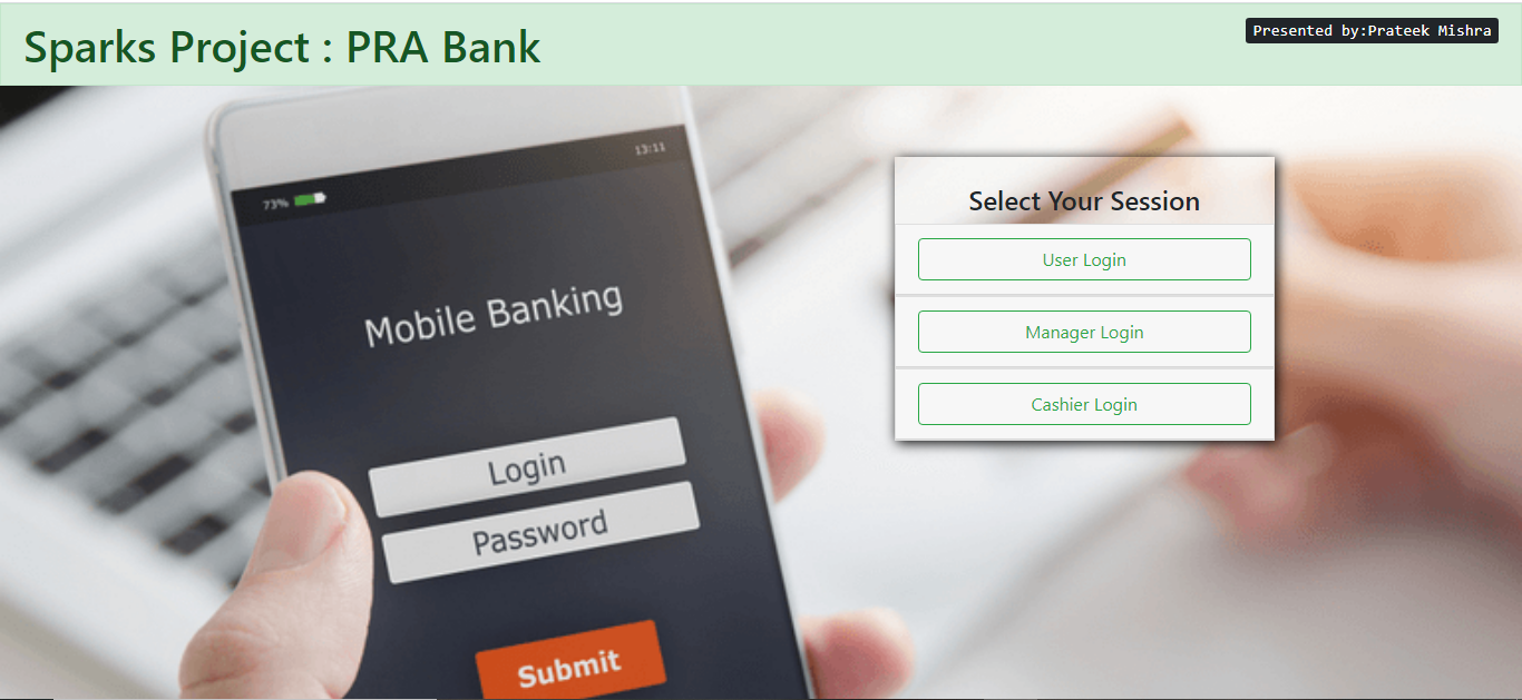 GitHub - prateek9140/Basic-Banking-System