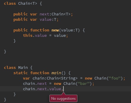 Code tips for members with type parameters do not work for nested objects. · Issue #778 ...