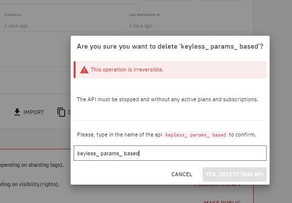 Issue when deleting an api, containing 2 empty spaces in the name ' ' · Issue #8867 · gravitee ...