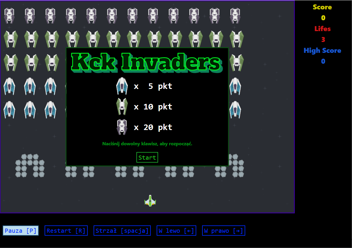 GitHub - Gombek7/KCK-Invaders: Projekty 1 i 2 na przedmiot komunikacja człowiek komputer.