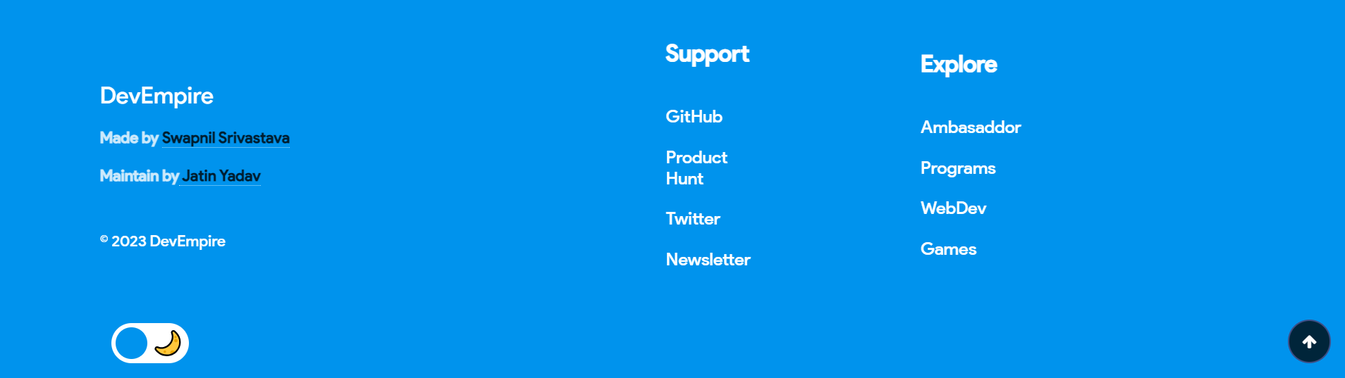 Improve The Footer Ui · Issue 301 · Swapnilsparshdevempire · Github 