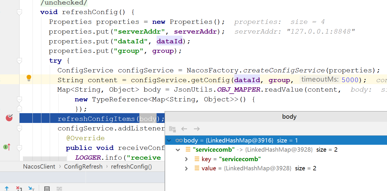 无法正确使用nacos，在nacos中配置路由不生效 · Issue #1859 · apache/servicecomb-java-chassis · GitHub