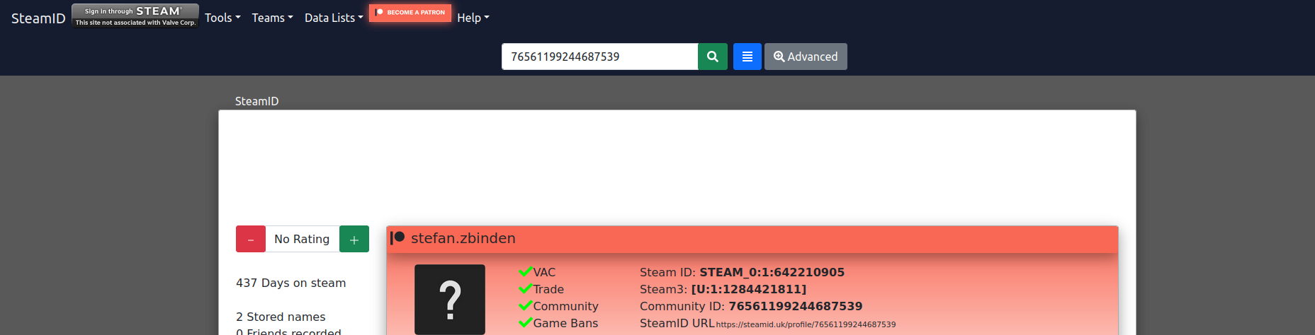 steamid.uk · Issue #149606 · AdguardTeam/AdguardFilters · GitHub
