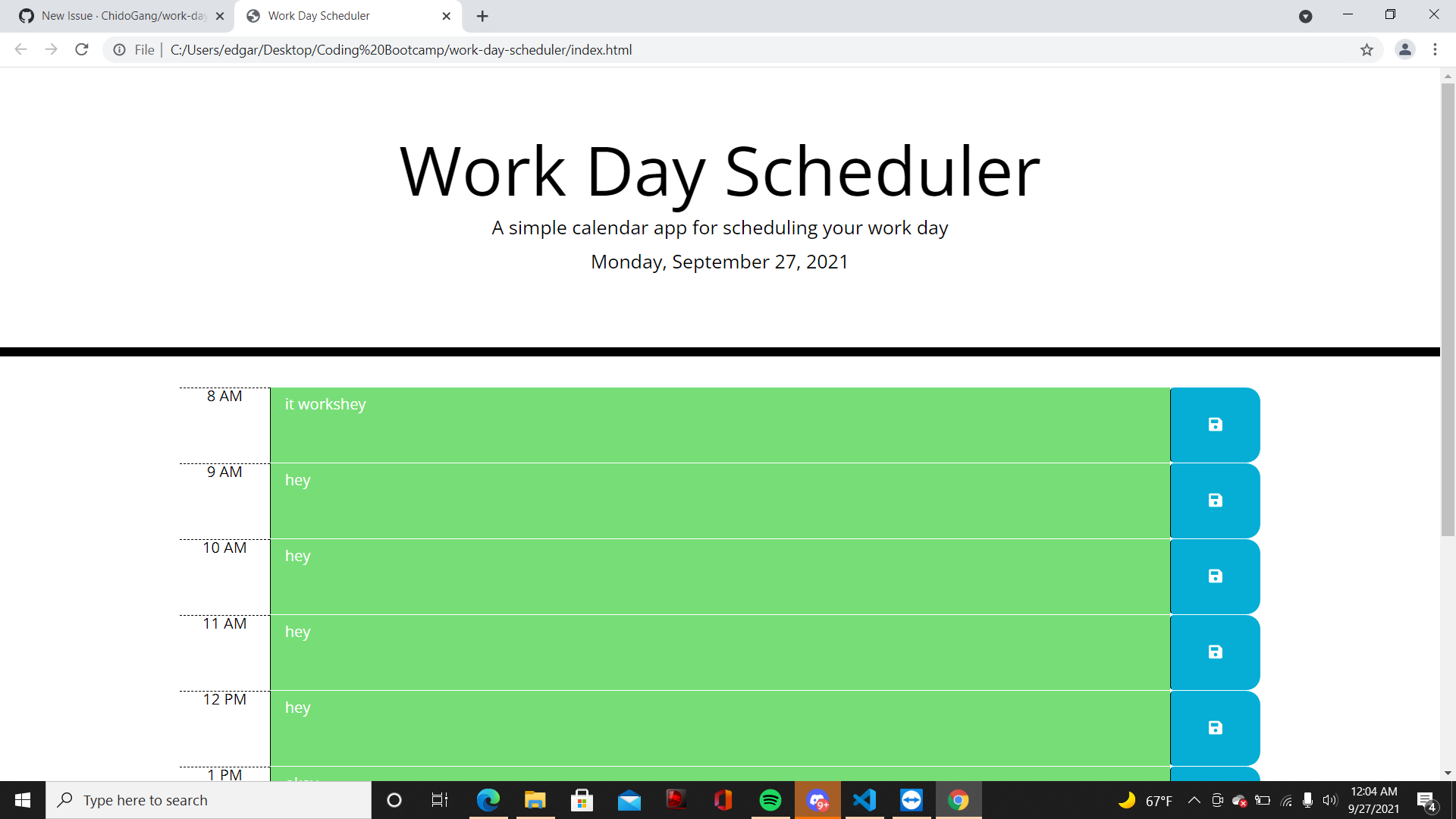 GitHub - ChidoGang/work-day-scheduler