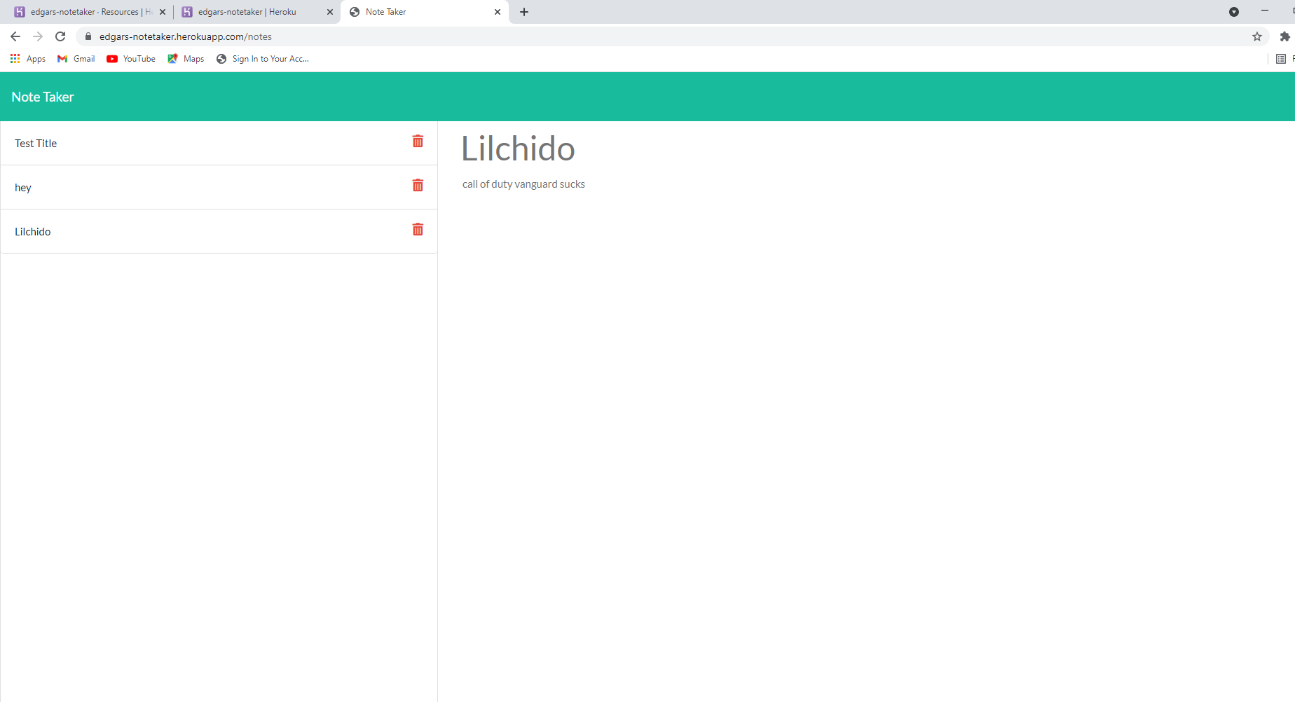 Github Chidogang Note Taker