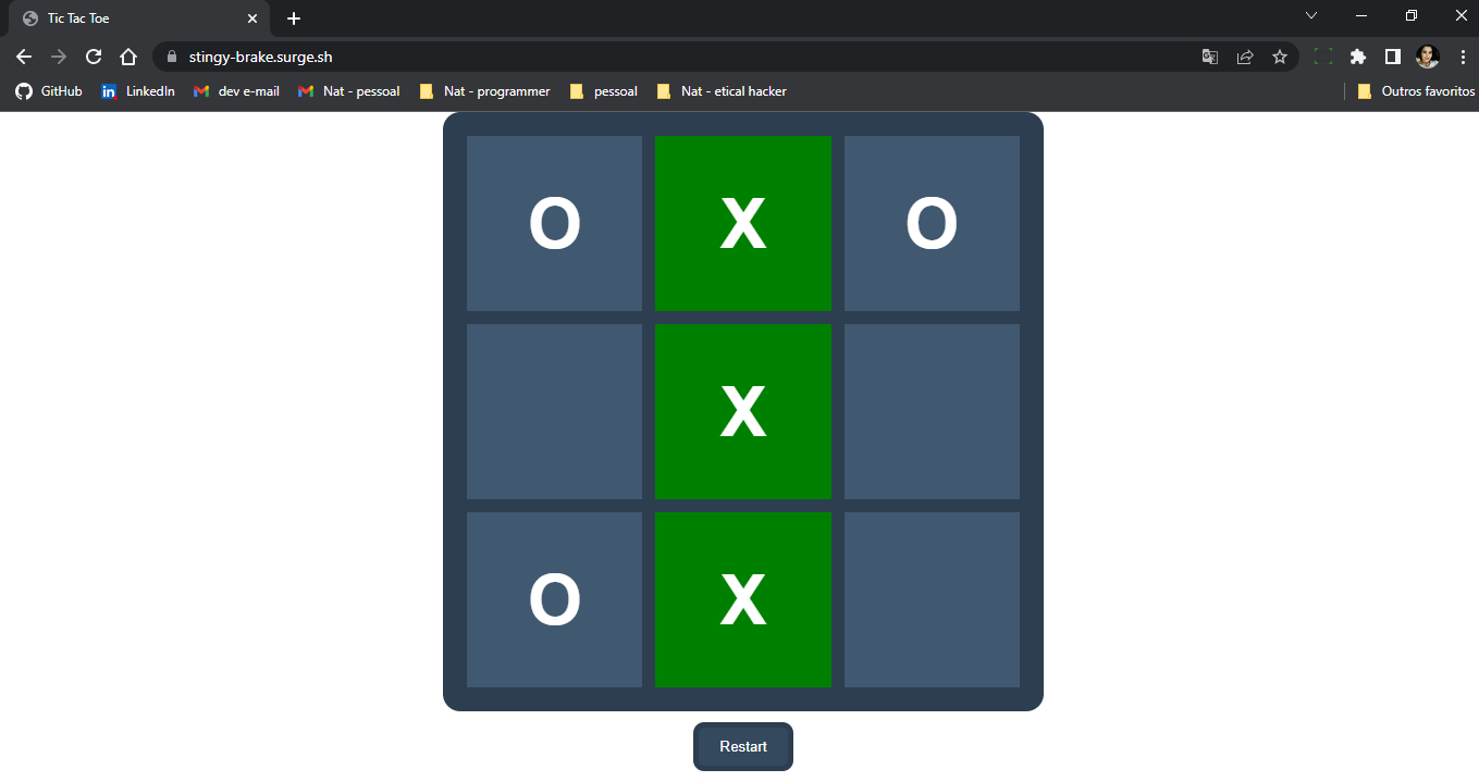 GitHub - nat-dias/tic-tac-toe: O famoso jogo da velha