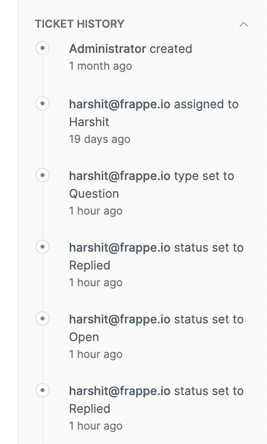 Ticket View - Timeline should be in descending chronological order ...
